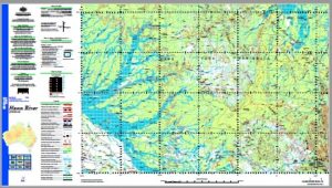 Hann River 1-250,000 Topographic Map - Maps, Books & Travel Guides