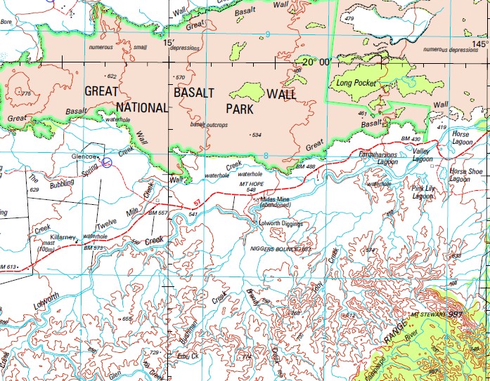 Hughenden 1-250,000 Topographic Map - Maps, Books & Travel Guides