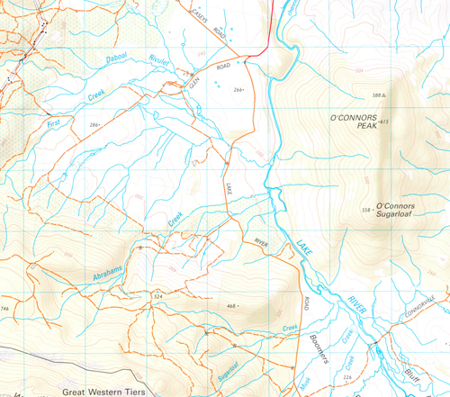 Hummocky 1-50,000 Topographic Map Tasmap - Maps, Books & Travel Guides