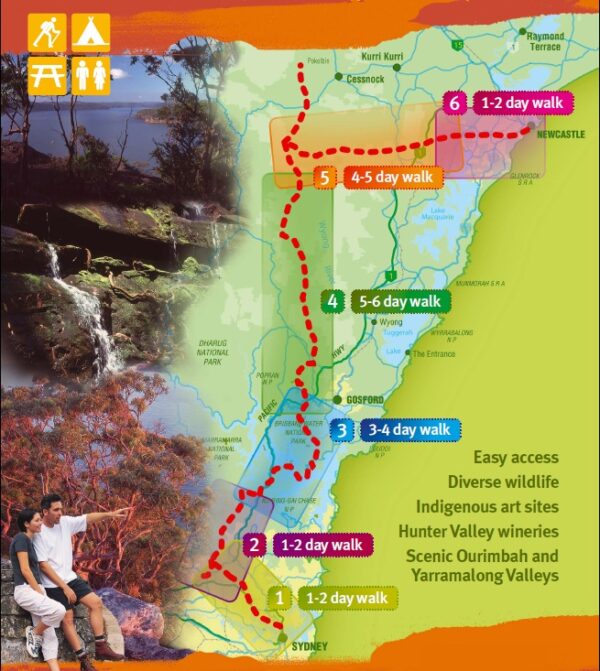 The Great North Walk Map Pack - Maps, Books & Travel Guides