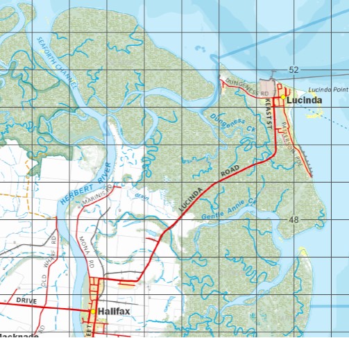 Ingham 1-100,000 Topographic Map - Maps, Books & Travel Guides
