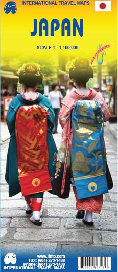 Japan Map ITMB - Maps, Books & Travel Guides