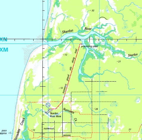 Jardine River 1-250,000 Topographic Map - Maps, Books & Travel Guides