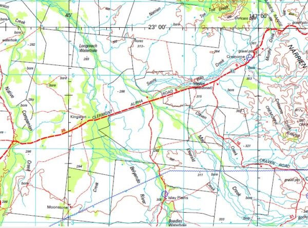 Jericho 1-250,000 Topographic Map - Maps, Books & Travel Guides