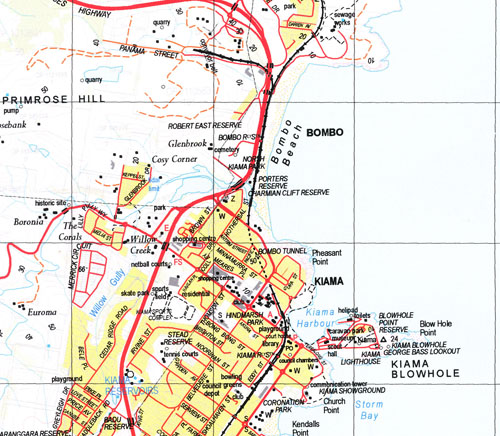 Kiama 1-25,000 NSW Topographic Map - Maps, Books & Travel Guides