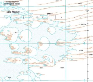 Lake MacKay 1-250,000 Topographic Map - Maps, Books & Travel Guides