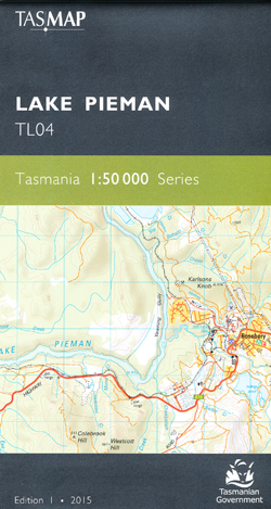 Lake Pieman 1-50,000 Tasmap Topographic Map - Maps, Books & Travel Guides