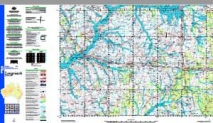 Longreach 1-250,000 Topographic Map - Maps, Books & Travel Guides