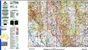 Manilla 1-250,000 Topographic Map - Maps, Books & Travel Guides