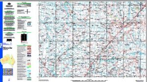 Manuka 1-250,000 Topographic Map - Maps, Books & Travel Guides