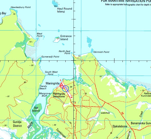 Milingimbi 1-250,000 Topographic Map - Maps, Books & Travel Guides