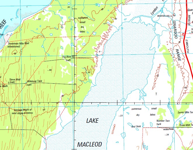 Minilya 1-250,000 Topographic Map - Maps, Books & Travel Guides