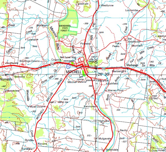 Mitchell 1-250,000 Topographic Map - Maps, Books & Travel Guides