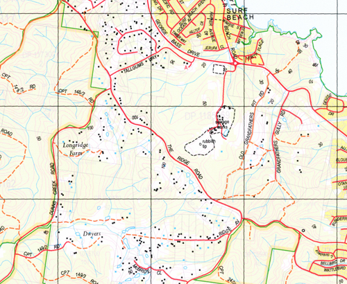 Mogo 1-25,000 NSW Topographic Map - Maps, Books & Travel Guides