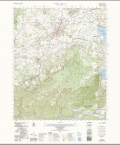 Moss Vale 1-50,000 Topographic Map Geoscience Australia - Maps, Books ...