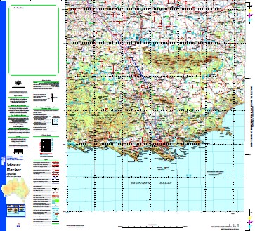 Mount Barker 1-250,000 Topographic Map - Maps, Books & Travel Guides