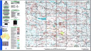 Mount Egerton 1-250,000 Topographic Map - Maps, Books & Travel Guides