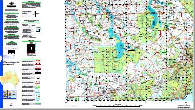 Newdegate 1-250,000 Topographic Map - Maps, Books & Travel Guides