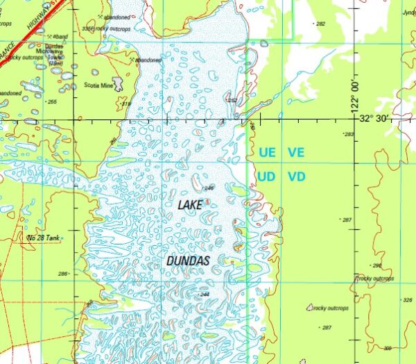 Norseman 1-250,000 Topographic Map - Maps, Books & Travel Guides