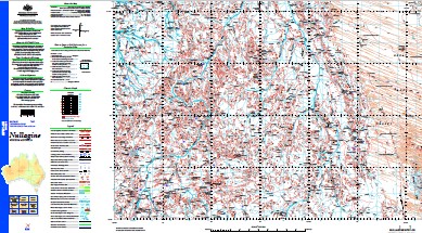Nullagine 1-250,000 Topographic Map - Maps, Books & Travel Guides