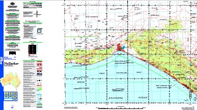 Nullarbor 1-250,000 Topographic Map - Maps, Books & Travel Guides