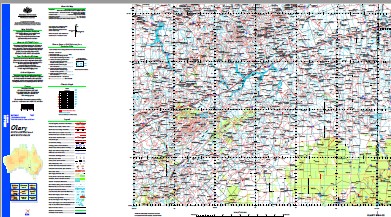 Olary 1-250,000 Topographic Map - Maps, Books & Travel Guides
