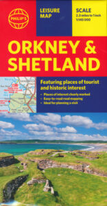 Orkney and Shetland Islands Map Philips - Maps, Books & Travel Guides