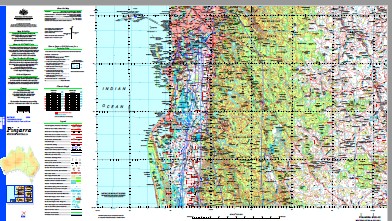 Pinjarra 1-250,000 Topographic Map - Maps, Books & Travel Guides