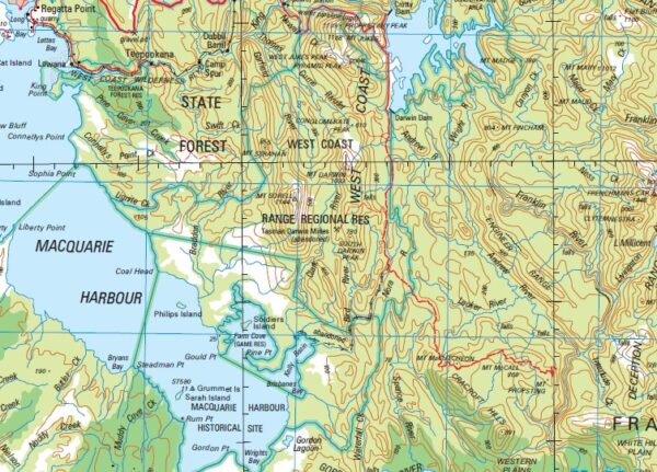Queenstown 1-250,000 Topographic Map - Maps, Books & Travel Guides