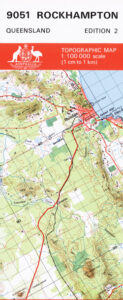 Rockhampton 1-100,000 Topographic Map - Maps, Books & Travel Guides