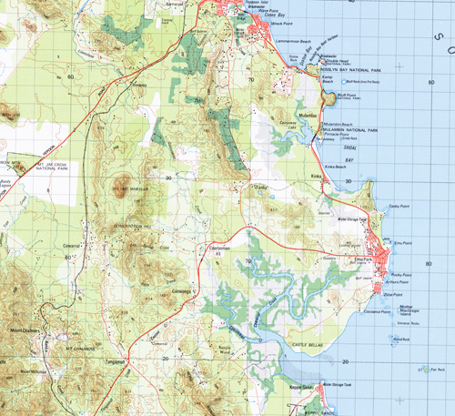 Rockhampton 1-100,000 Topographic Map - Maps, Books & Travel Guides