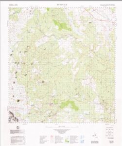Rubyvale 1-100,000 Topographic Map QLD - Maps, Books & Travel Guides