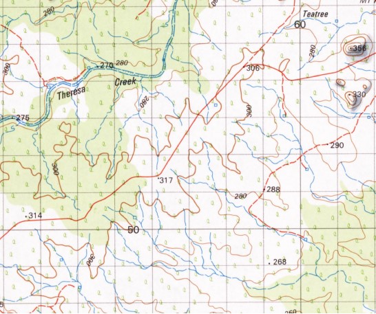 Rubyvale 1-100,000 Topographic Map QLD - Maps, Books & Travel Guides