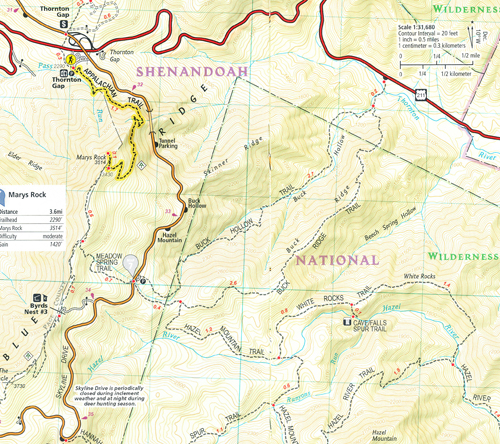 Shenandoah National Park Day Hikes Nat Geo - Maps, Books & Travel Guides