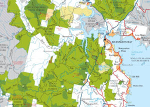 South Coast Forests Map NSW Forestry - Maps, Books & Travel Guides