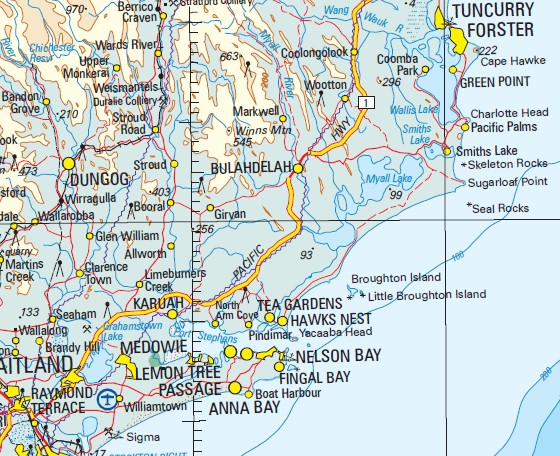 Sydney 1-1,000,000 Topographic Map Geoscience Australia - Maps, Books ...