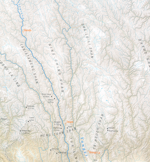 The Mekong River Map Odyssey From Source to Sea - Maps, Books & Travel ...