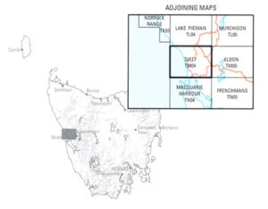 Tully 1-50,000 Topographic Map Tasmap - Maps, Books & Travel Guides