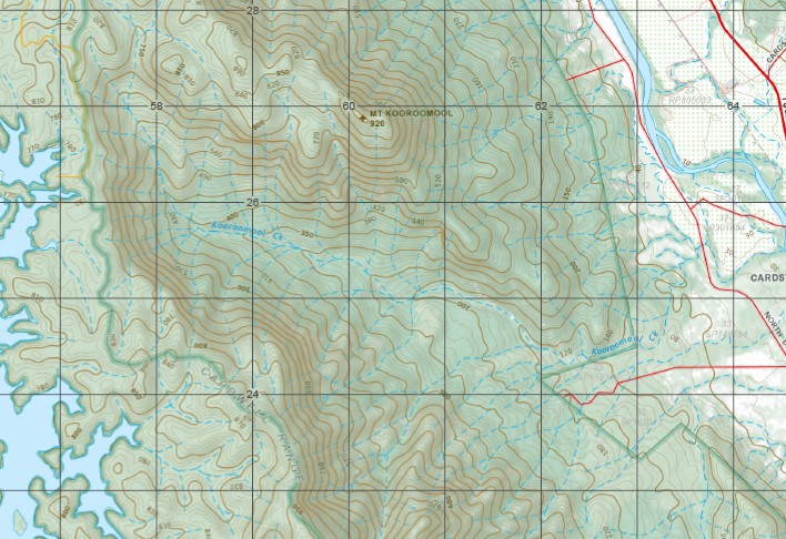 Tully Falls 1-50,000 Queensland Topograpic Map - Maps, Books & Travel ...