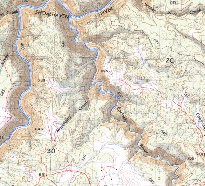 Ulladulla 1-100,000 Topographic Map Geoscience Australia - Maps, Books ...