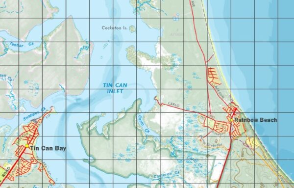 Wide Bay 1-100,000 Topographic Map - Maps, Books & Travel Guides