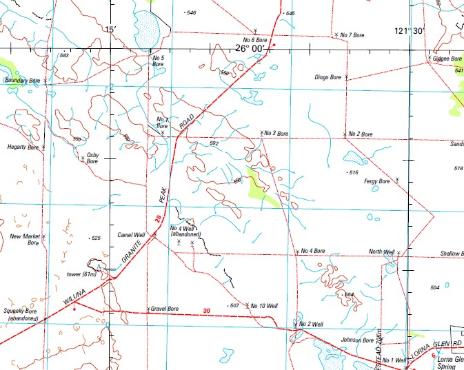 Wiluna 1-250,000 Topographic Map - Maps, Books & Travel Guides
