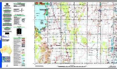 Yaringa 1-250,000 Topographic Map - Maps, Books & Travel Guides