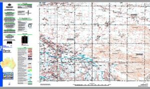 Yarrie 1-250,000 Topographic Map - Maps, Books & Travel Guides