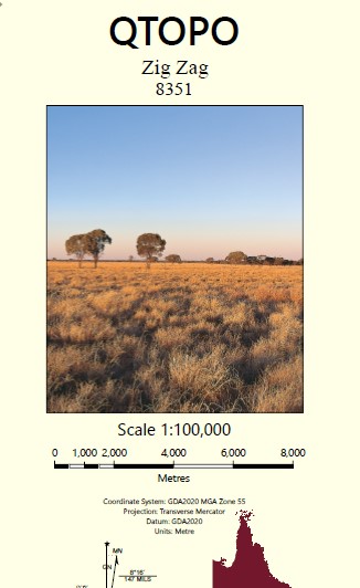 Zig Zag 1-100,000 Topographic Map - Maps, Books & Travel Guides