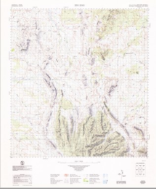 Zig Zag 1-100,000 Topographic Map QLD - Maps, Books & Travel Guides