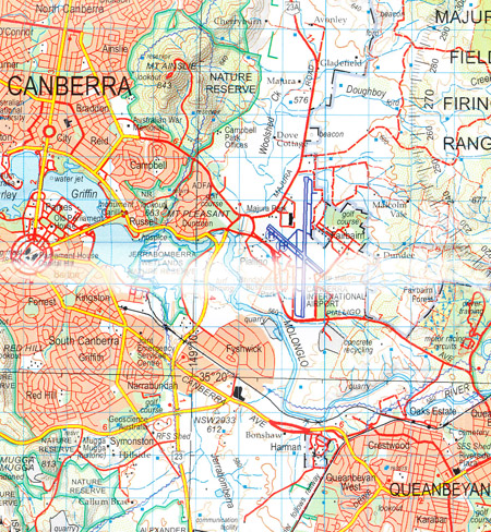 ACT Region 1-100,000 Natmap Topographical - Maps, Books & Travel Guides