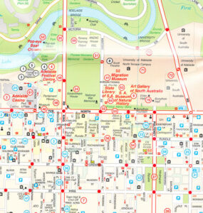 Adelaide City and Suburbs Map RACV - Maps, Books & Travel Guides