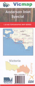 Andersons Inlet 1-25,000 Vicmap Topographic Map - Maps, Books & Travel ...
