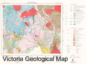 Dunolly Deep Lead Geological Map Victoria - Maps, Books & Travel Guides
